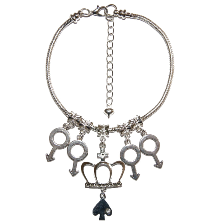 Euro Anklet Ankle Chain Queen Of Spades Gangbang St 7 – Sexy Jewels ...